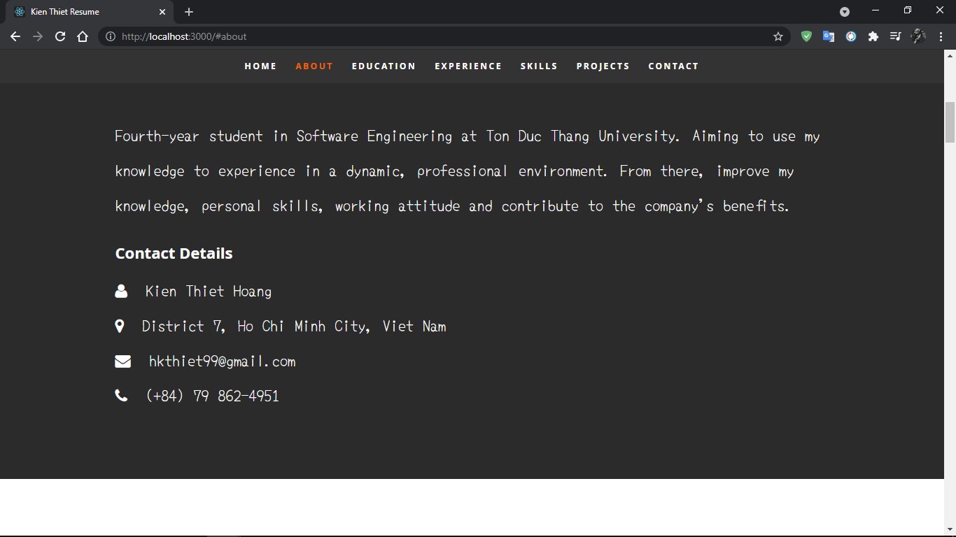 Kien Thiet's Portfolio